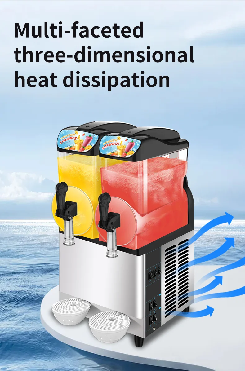 Food Truck Commercial Slush Machine Price Italian Granita