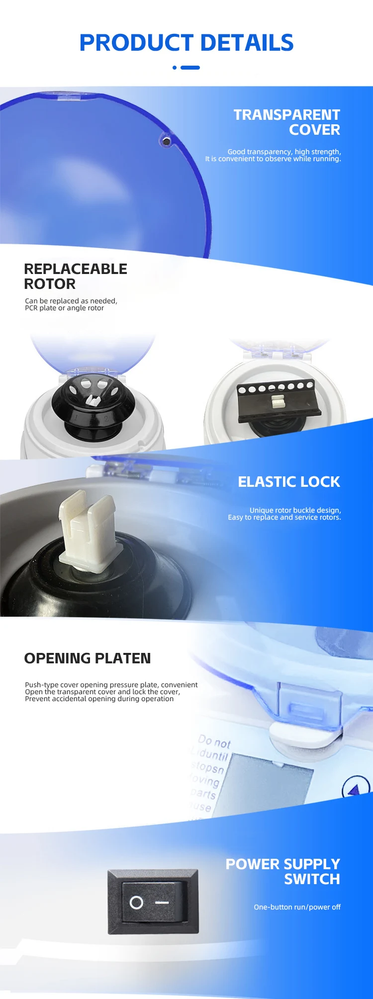 Platelet Rich Plasma Centrifuge Prp 1.5-15ml Clinical Blood Prf ...