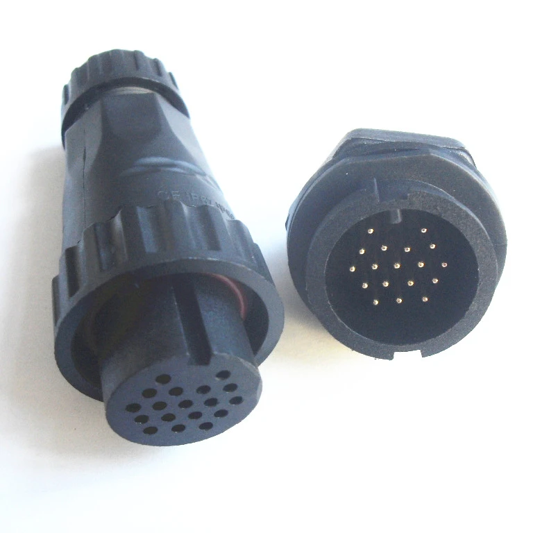 M22 Male Plug And Female Socket Signal Connector,Ip68 Waterproof Panel ...