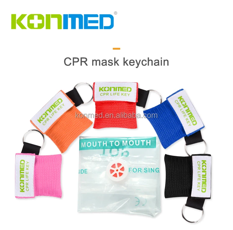 Konmed CPR Keychain Mask - Customized Emergency Medical Supply