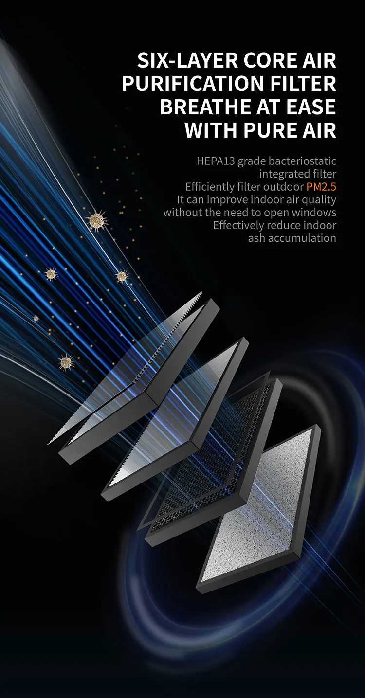 Ceiling Mount Erv House Heat Recovery Fresh Air Ventilation Filter ...