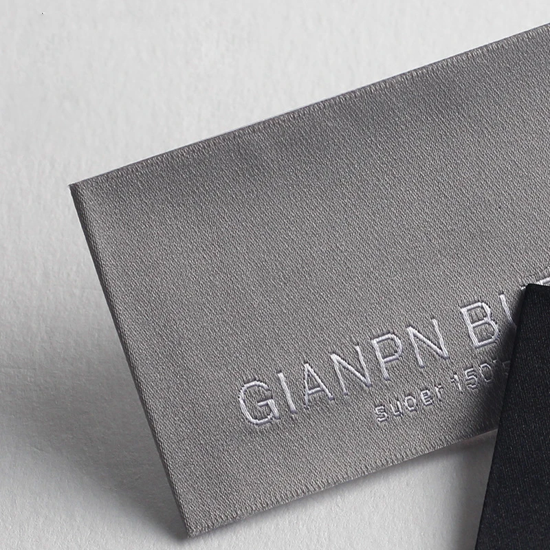 Custom Sewed Luxury Soft Satin Private Clothing Labels