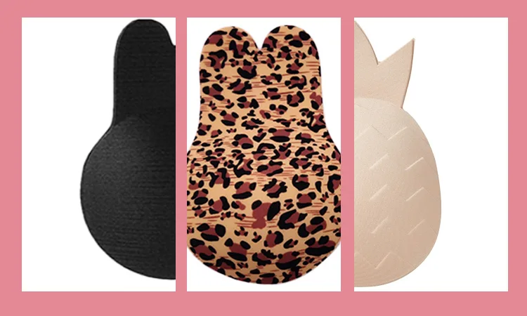 Rabbit Ear Plus Size Sticky Breast Silicone Strapless Bra