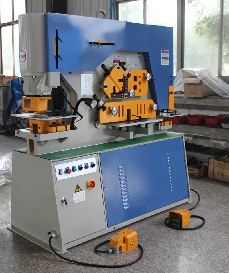 Multi Functional Combined Metal Punching And Shearing Machine Q35y ...