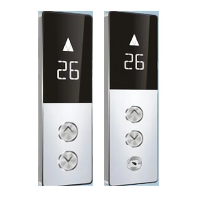 Modern Elevator COP LOP HOP Call Button Panel - 7 Segment Display