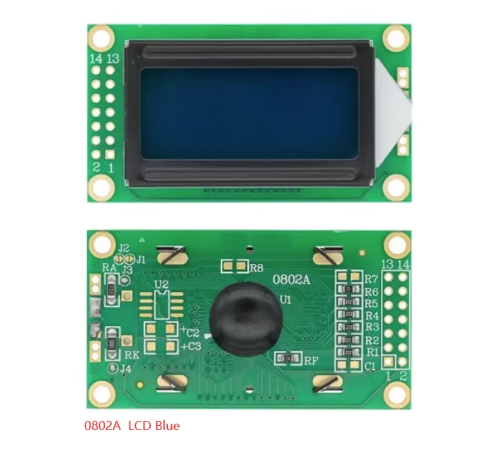 factory offer LCD Display Blue Green/Yellow 0802A 1602A 2004A 12864B ...