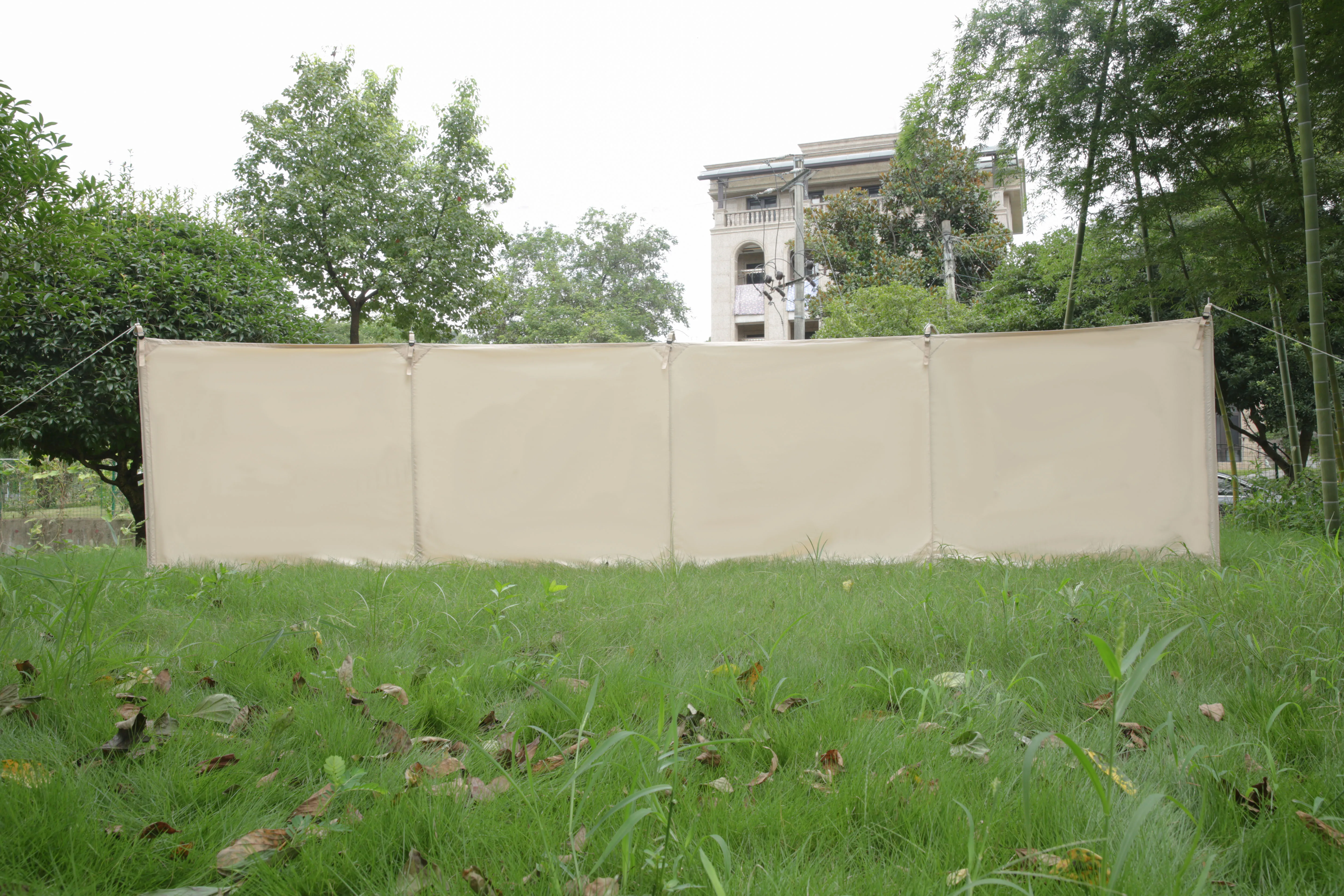 Glamcamp Polycotton Camp Wind Screen - Durable & Resistant