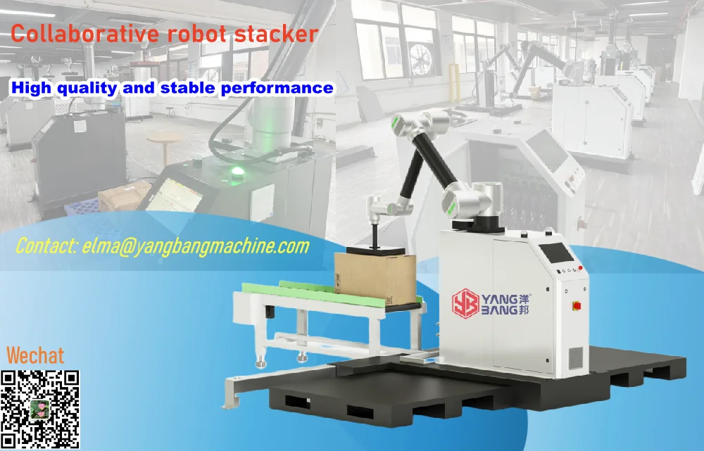 Yb-md16 Robot Arm Gripper Bag Box Palletizer Stack Robotic Palletizer Machine For Bagging ...