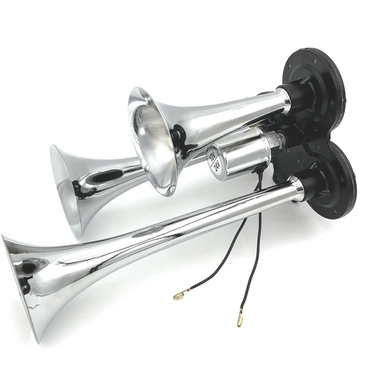 3 Pipe Air Horn 12/24V Truck Horn - 115db Sound Level