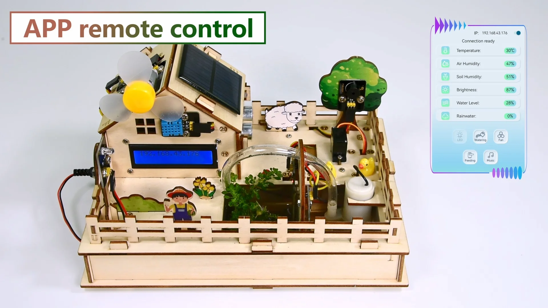 用于arduino划痕30图形编程的esp32物联网控制智能农场启动器套件 Buy 智能家居套件esp32 Iot控制智能农场入门kiesp32入门套件 Product On