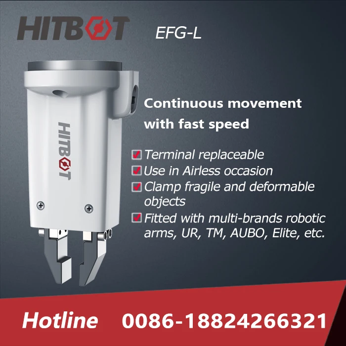 Industrial Robot Gripper Hitbot Efg-l 4-axis 6 Axis Robot Arm Robot ...