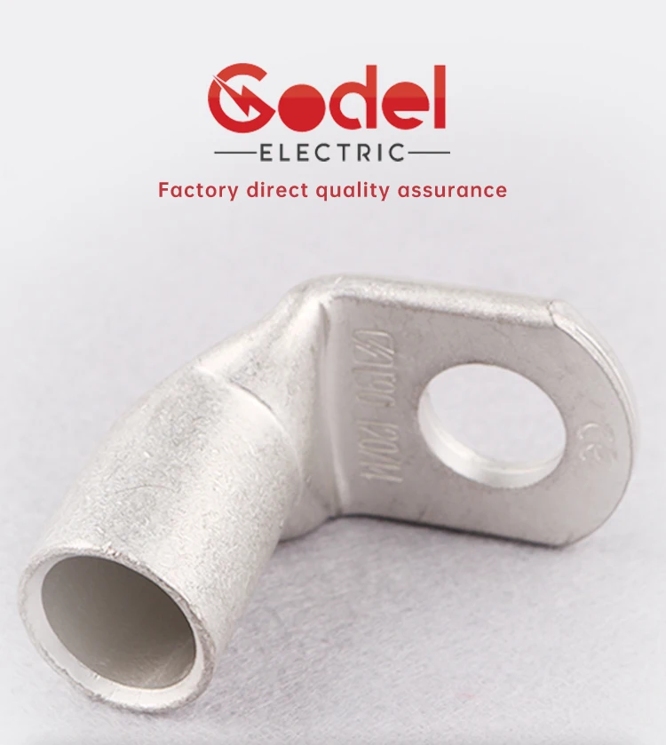 T90-150mm L Type Copper Tube Cable Lug 90 Degree Angle Cable Lugs - Buy ...