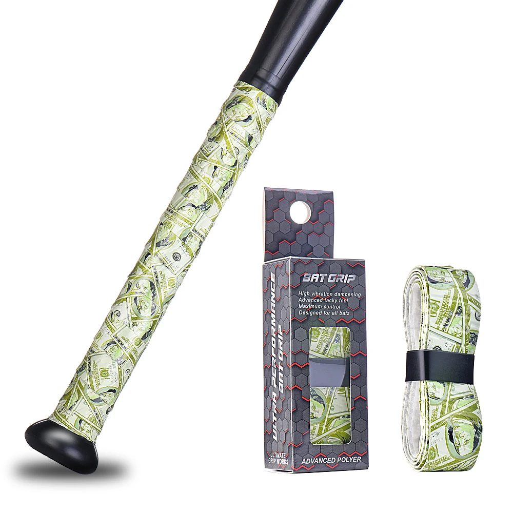 Customized Soft PU Anti-Slip Baseball Bat Grip Tape