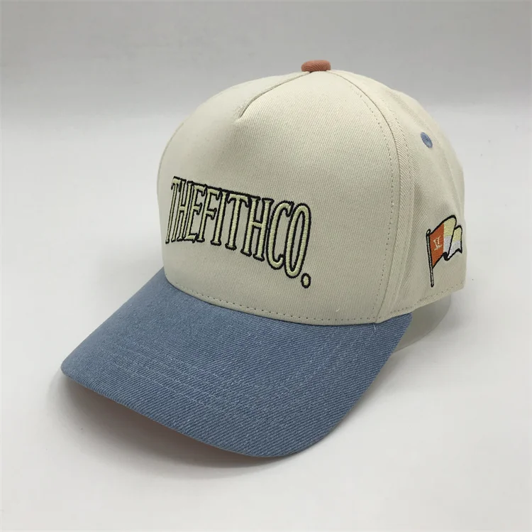 Custom 5 Panel Structured Hats - Durable & Stylish Caps