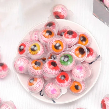 Candy Supplier Eyeball Chew Soft Candy Halloween Party Sweets Jelly ...