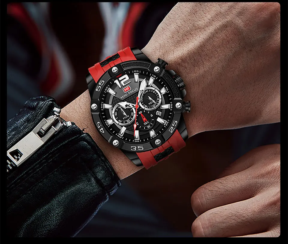 Mini Focus Fashion Men's Watches Top Brand Quartz Watch Waterproof ...