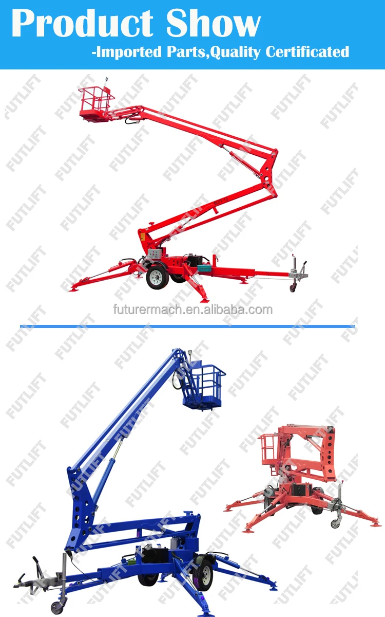 Spider Tracked Boom Lift - Aerial Lifting Hoist 50ft