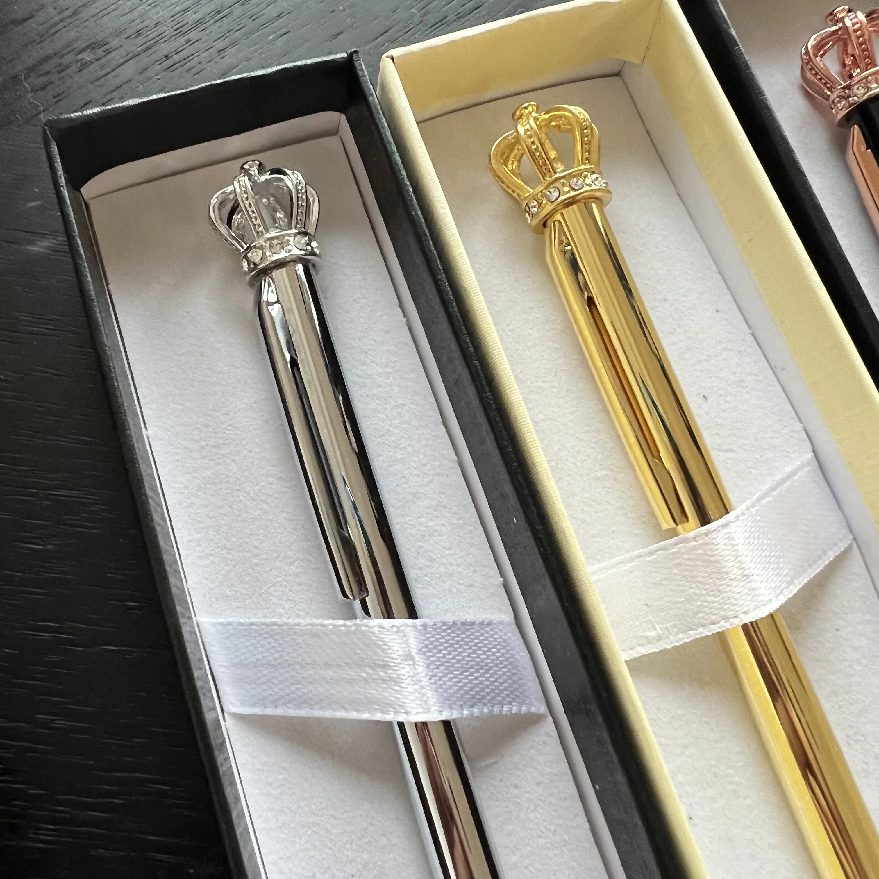 Premium Pen with Crystal on Top - Customizable Gift