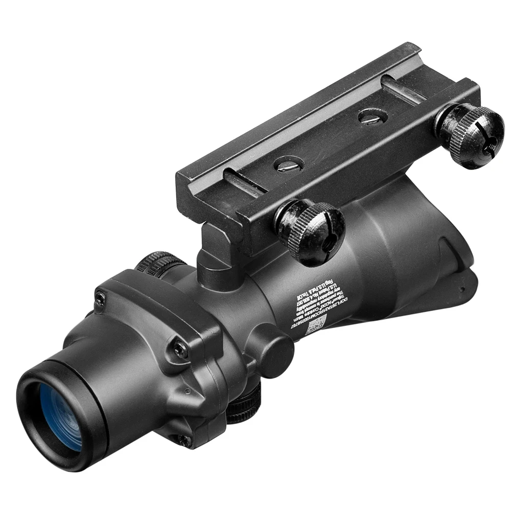 Factory 4x32 Acog Illuminated Optical Scope Sight Real Fiber Glass ...