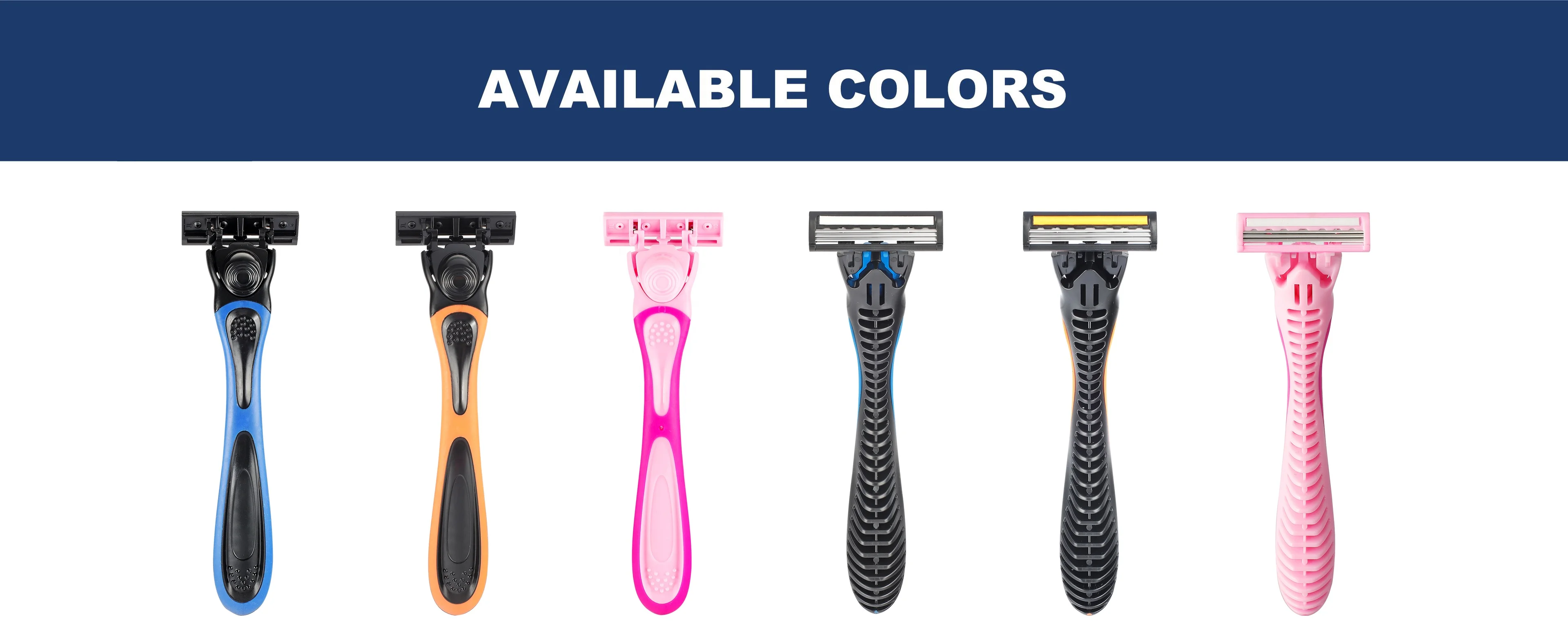 Customized Men Triple Sweden Blade System Shaving Razor with Refills ...