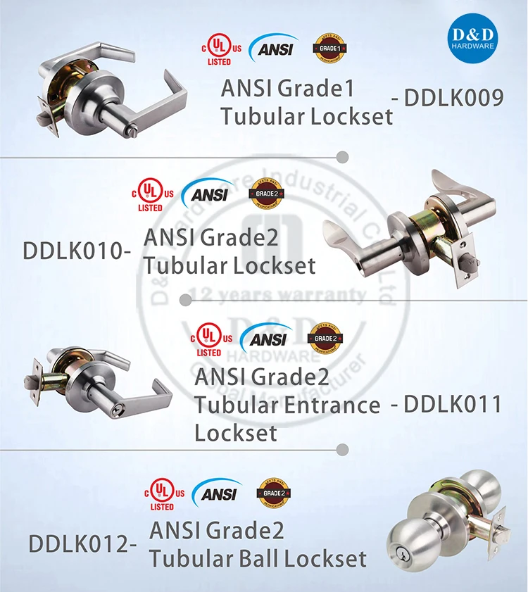 UL Listed Fire Rated External Exit Door Hinge Mortise Lock Panic Bar ...