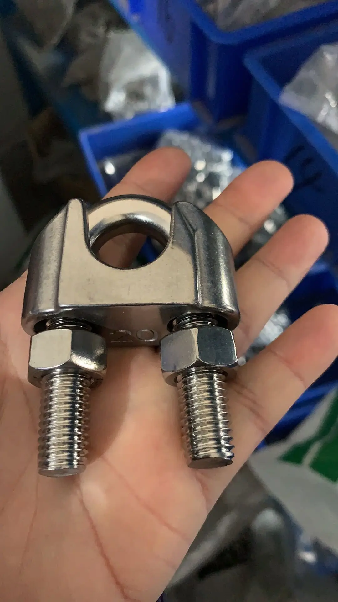 Heavy Duty Drop Forged Wire Rope Fitting Clip Clamp Cleat 3/16 Inch 316 ...