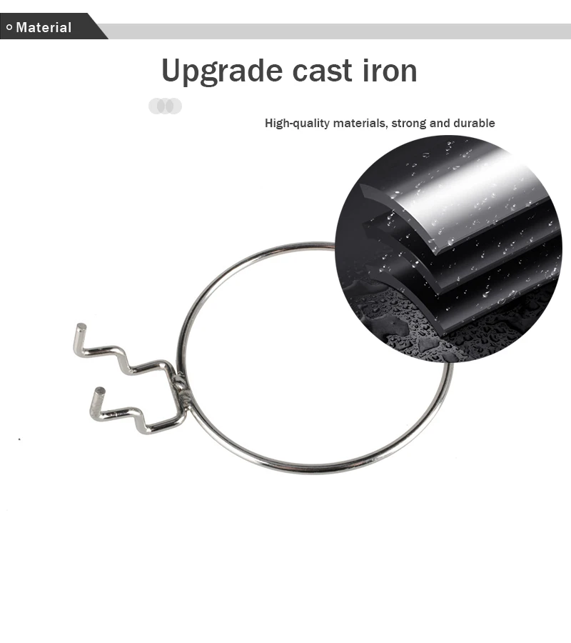 Round Metal Electroplated Hook For Hanging,Hole Board Storage,Can Rack ...