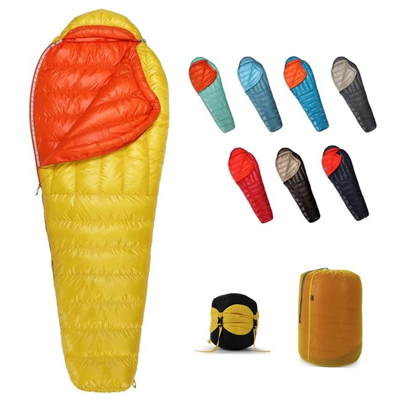 Ultralight 3 Season Mummy Sleeping Bag Outdoor Down Camping Mummy ...