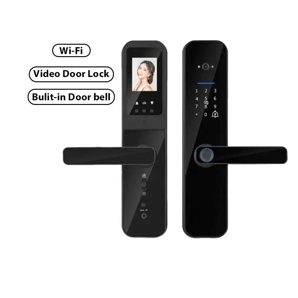 Smart Door Lock Fingerprint Digital Wifi Lock For Smart Home,Smart Lock ...