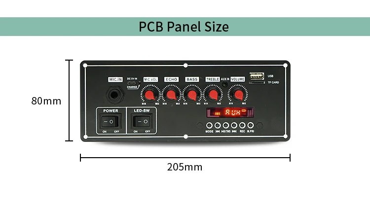 Pull Rob Sound Speaker - 2x20w Power Amplifier with Bluetooth