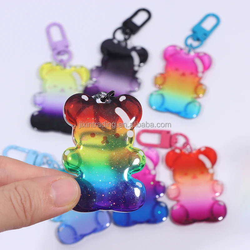 No Moq Cheap Make Your Own Design Printed Custom Pendant Key Chain ...