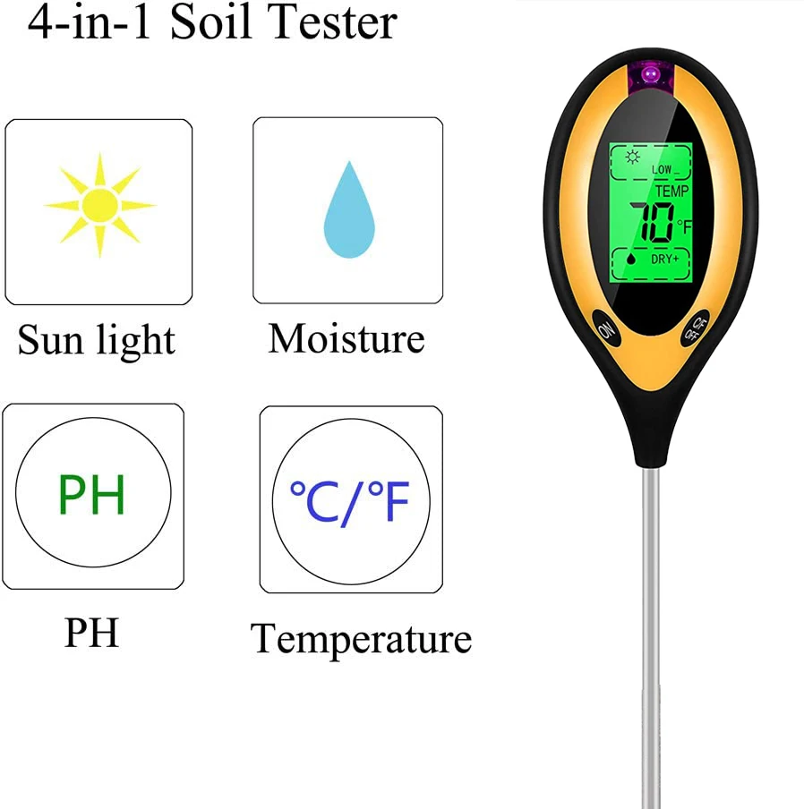 Monitor Temperature And Sunshine Tester For Horticultural Plant ...