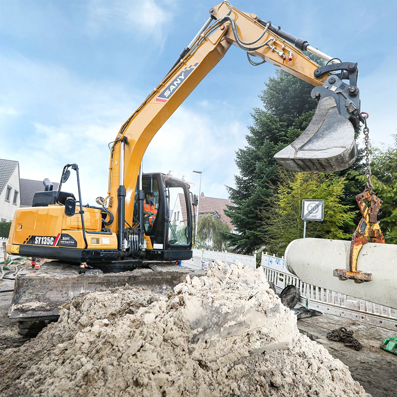 Sany Crawler Mounted Hydraulic Excavator Sy55 Sy60 Sy65 Sy75digger ...