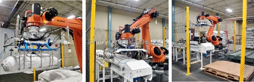 Robot Palletizing Stack Flitting Handling - Simbor Gripper