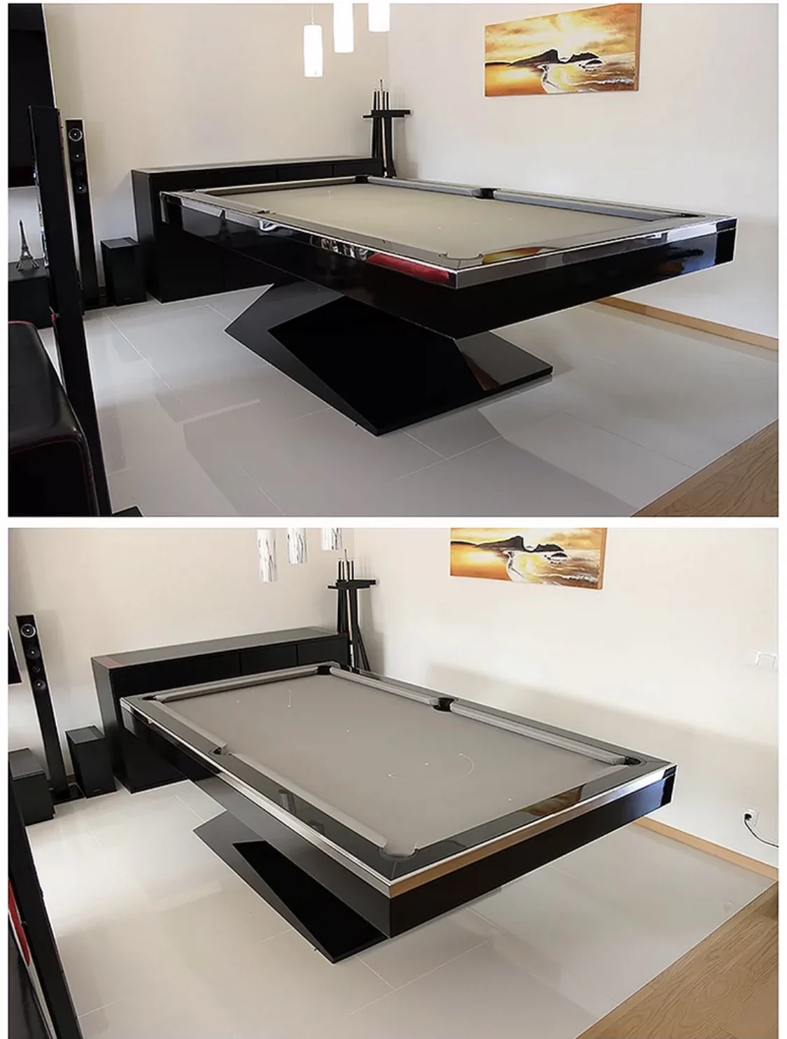 Modern Style Z-shaped Table Legs Design Solid Strong Oak Material ...