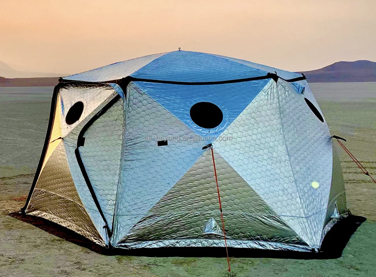 3 Layers Burning Man Tent - Large Space, Insulated & Waterproof