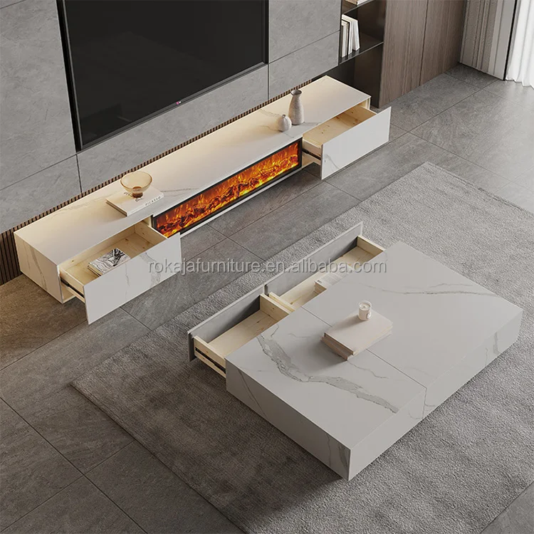 New Design Sintered Stone TV Stand for Living Room Decor