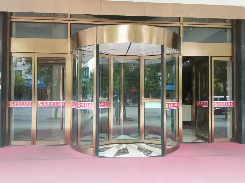 High Quality Automatic Revolving Door Rotation Door Electrical ...