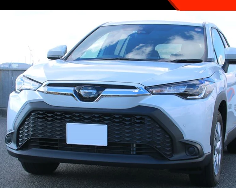 ABS Chrome Toyota Corolla Cross Front Grille Cover Trim
