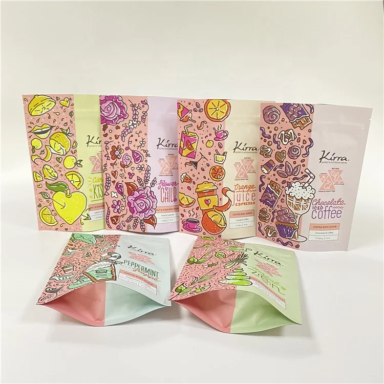 Custom Printed Cellophane Bags Digital Printing Stand Up Aluminium Foil ...