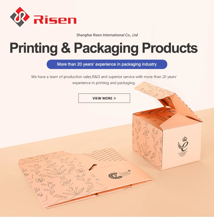 Printed Your Brand Logo Paper Box Perfumes and Fragrances Packaging ...
