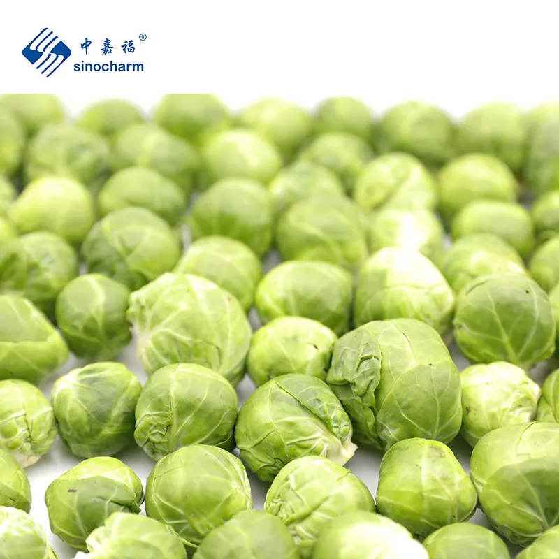 Sinocharm Frozen Mini Brussels Sprouts - IQF & BRC-A Certified