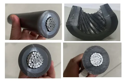 Aac Aaac Acsr Conductor Cover Xlpe 15kv 25kv 35kv Hv Flame Retardant ...