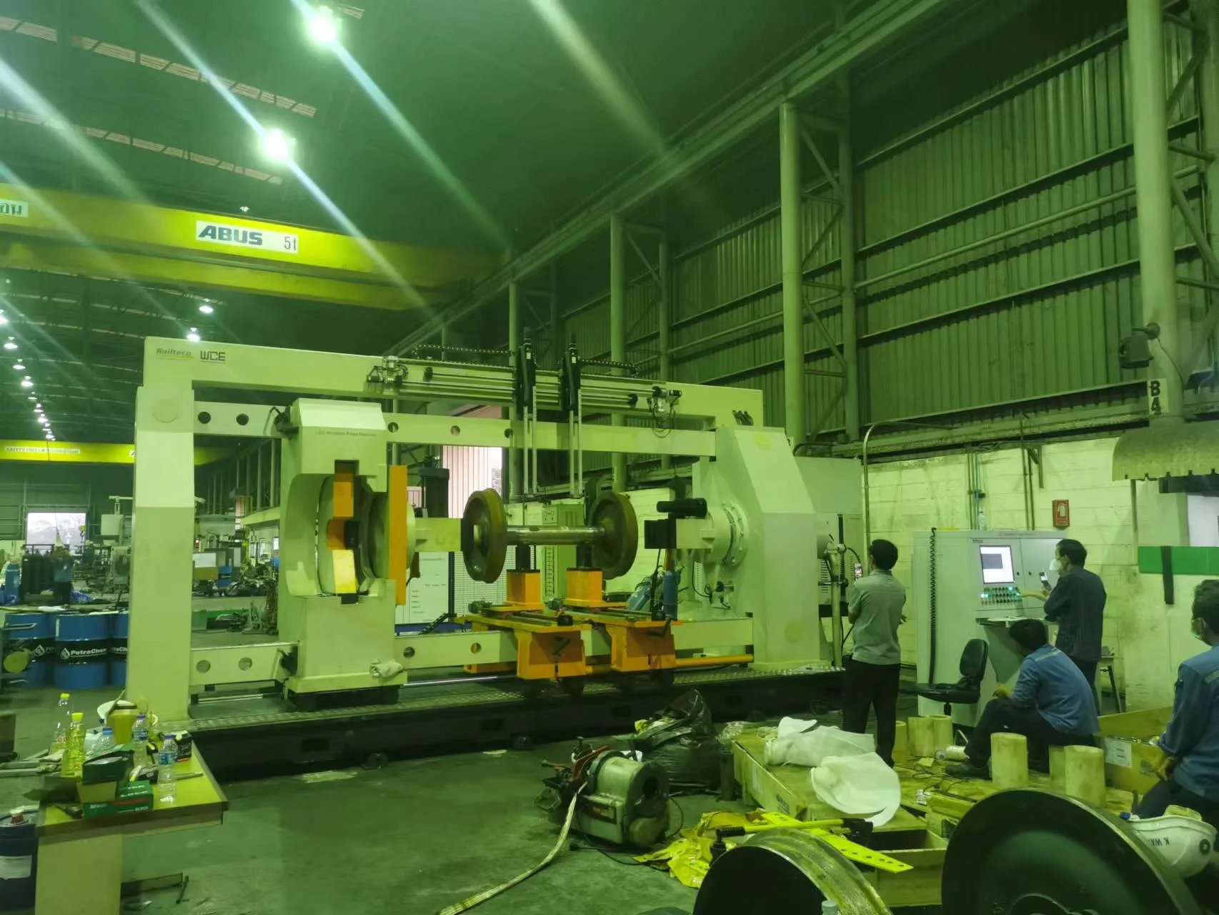 Railway Single Cylinder Wheelset Press-mounting Machine Wheel Press ...