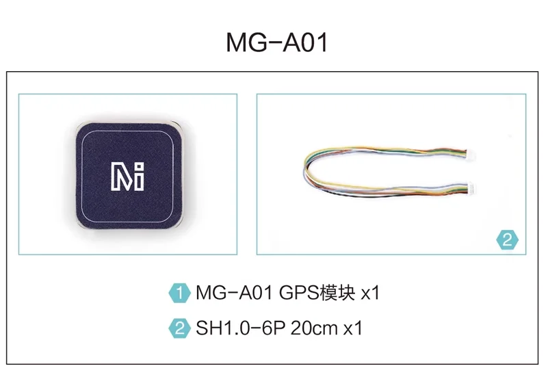 MicoAir MG-A01 M10 GPS 25mm Standard Size with Compass QMC5883L Module ...