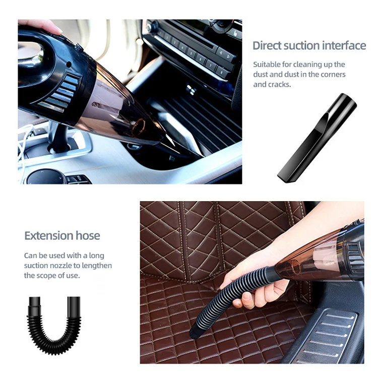 Car Vacuum Cleaner Dc 12 Volt 120w Multifunction Cyclonic Wet / Dry ...