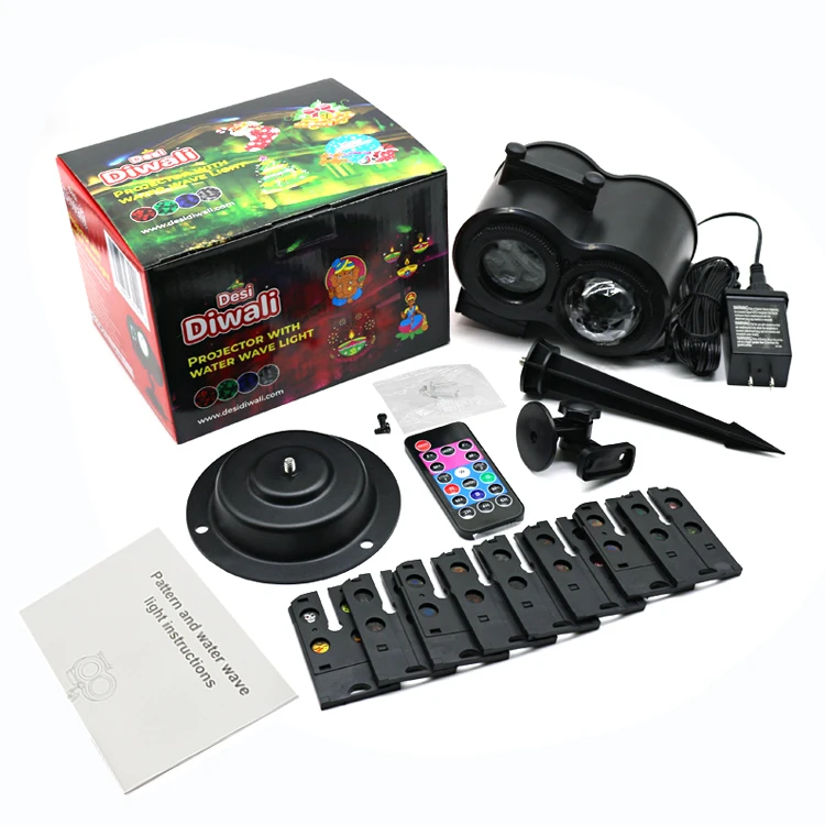 Customized Remote Control Christmas Double-barrel Water Pattern ...