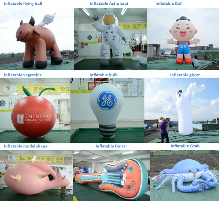 Custom Logo LED Lighting Portable Inflatable Baby Crib