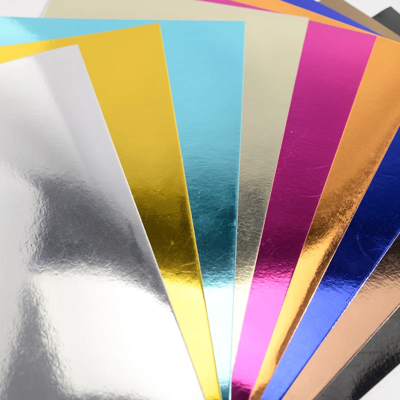 Affordable A4 Size Mirror Gold Cardboard for Party Decor