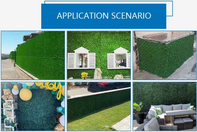 Long-Lasting Green Artificial Grass Wire Fence 40x40 Mesh Size Iron and ...